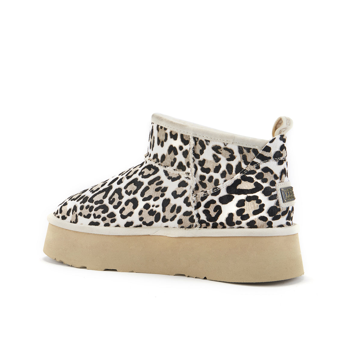 COSY ULTRA SHORT PLATFOAM SNOW LEOPARD | Australia Luxe Collective